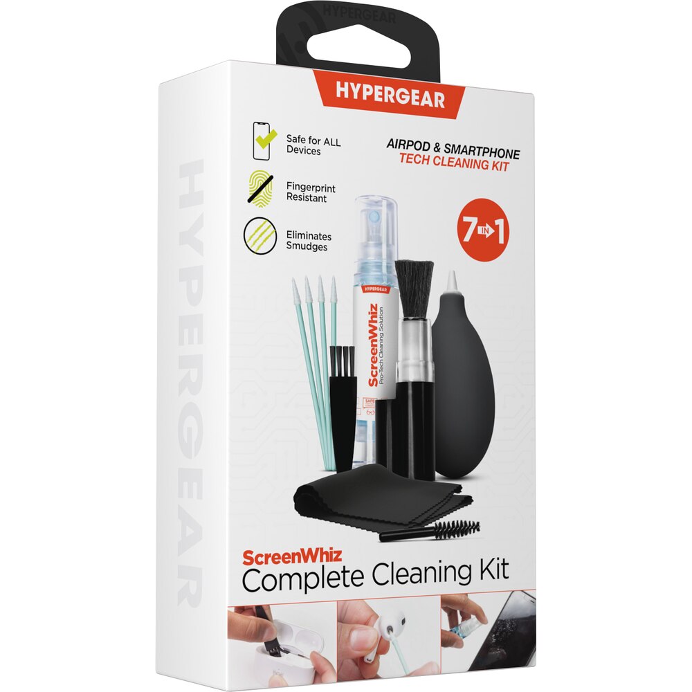 HYPERGEAR SCREENWHIZ 7-IN-1 COMPLETE CLEANING KIT